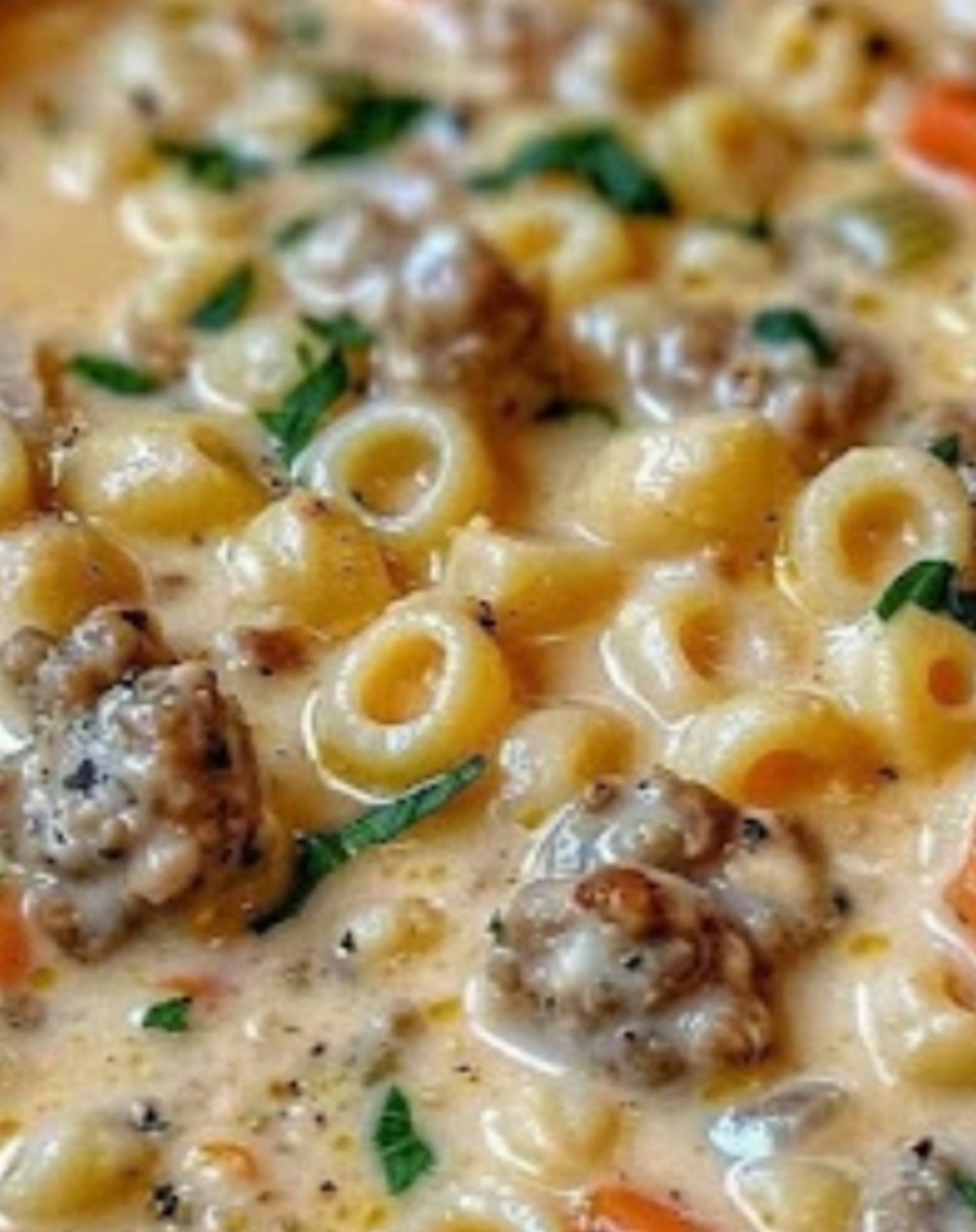 Creamy Sausage Pasta Soup Recipe – DISH RECIPES